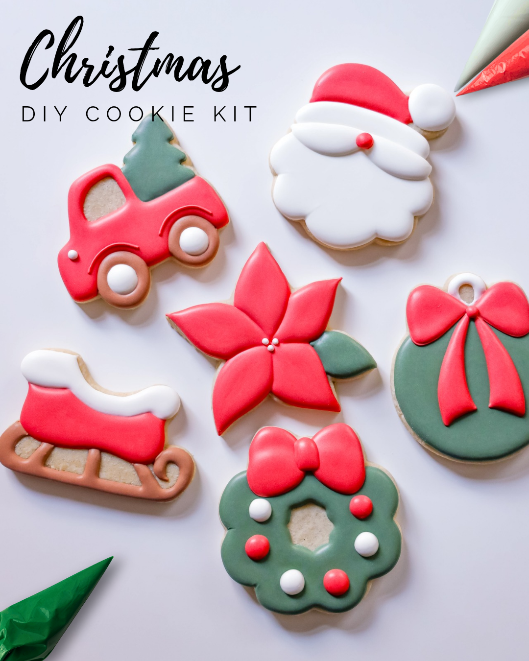 Christmas Gingerbread Cookie DIY Kit – Leslie's Cookies & Treats